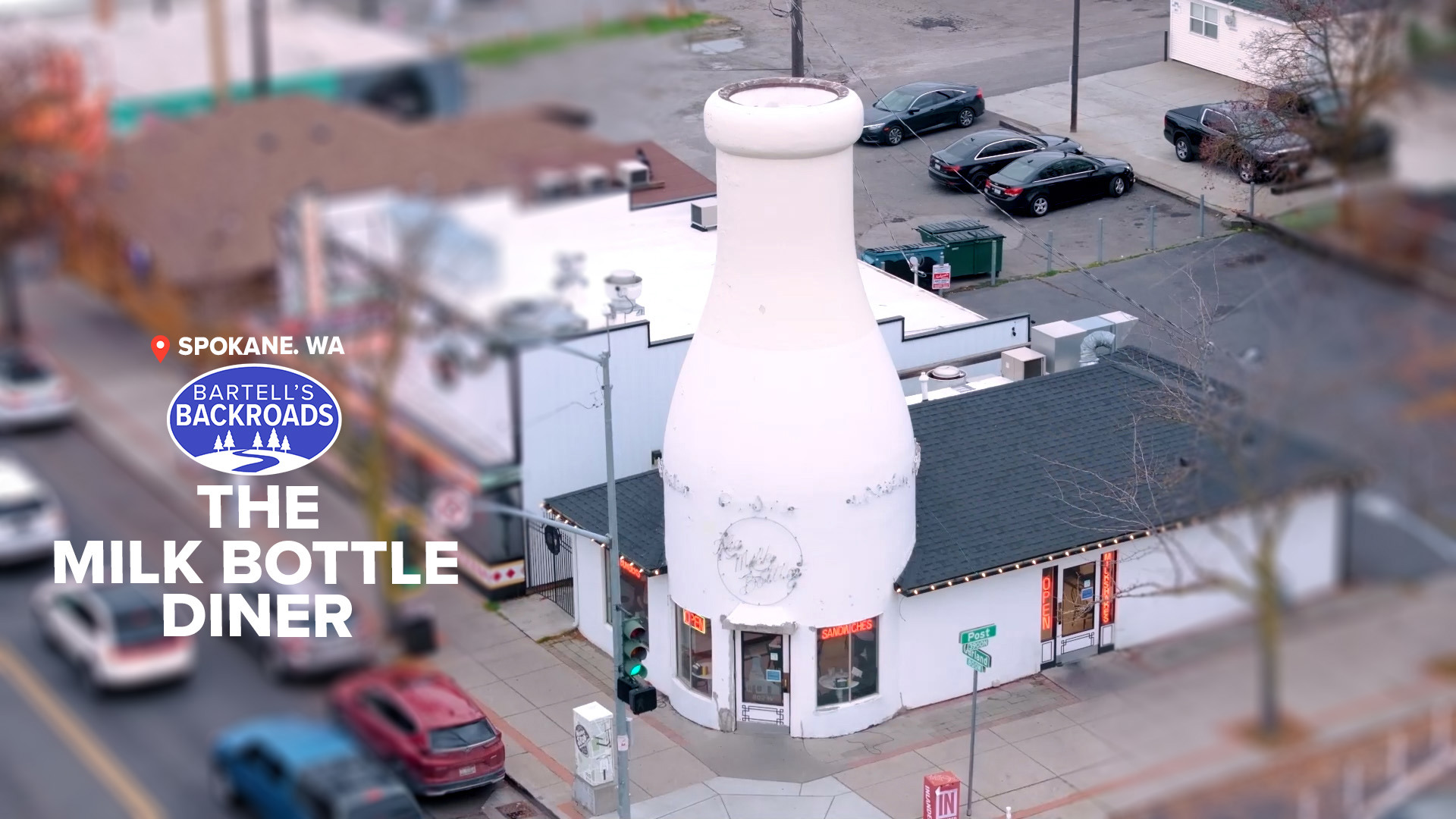 Inside Spokane’s iconic 38-foot-tall Milk Bottle Diner | Bartell's ...