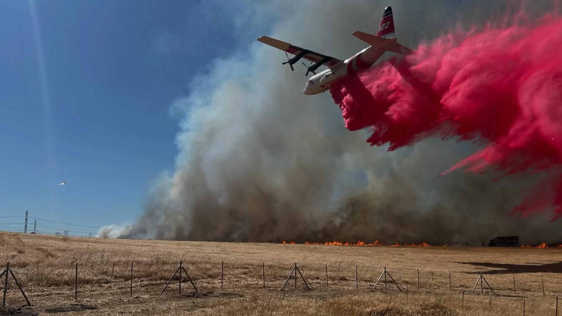 Midway Fire burning near Tracy | Alameda County wildfire updates ...