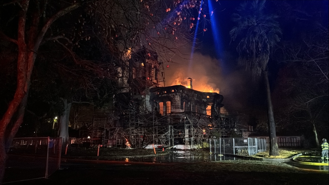 Fire at Bidwell Mansion in Chico | abc10.com