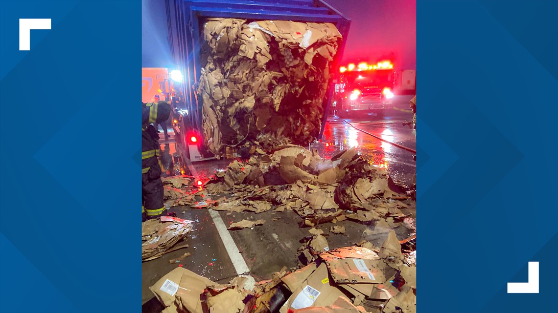 Dumpster fire lit outside Amazon building in Sacramento workers | abc10.com