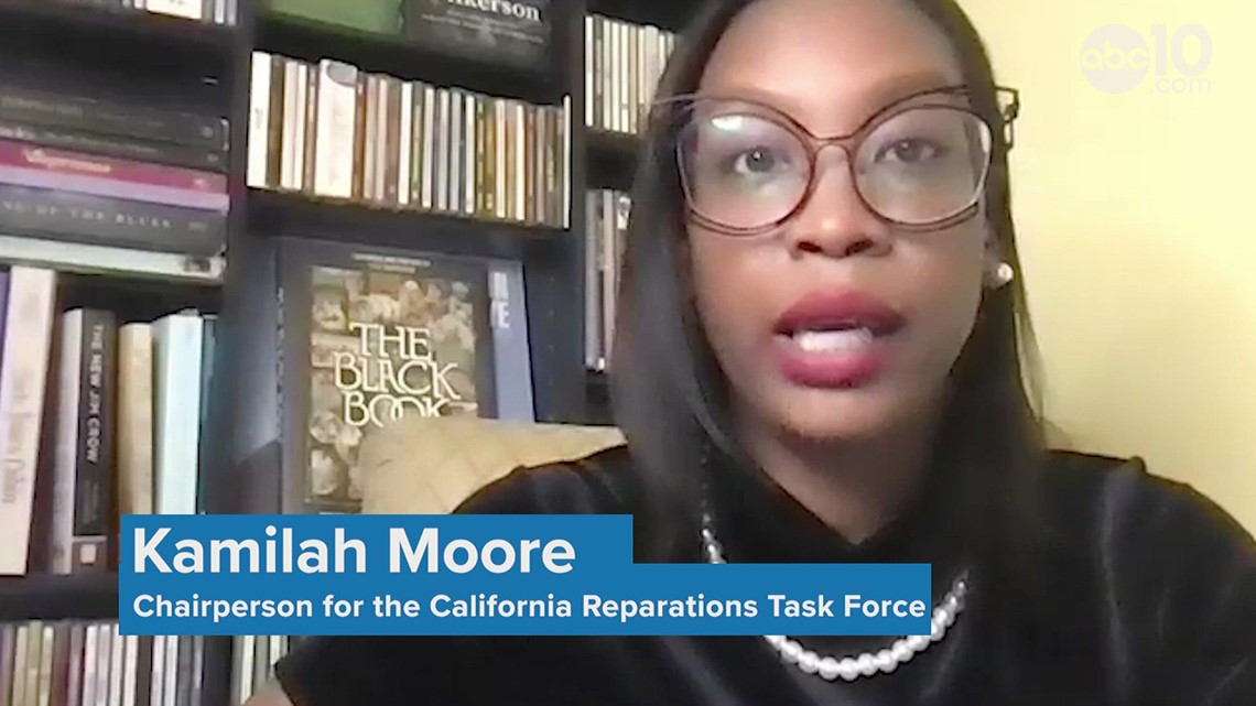 Kamilah Moore talks California Reparations Task Force vote | abc10.com