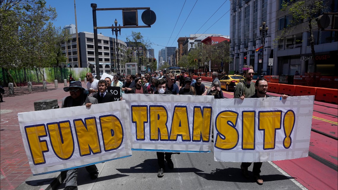 California seeks to follow New York's lead to save public transit ...
