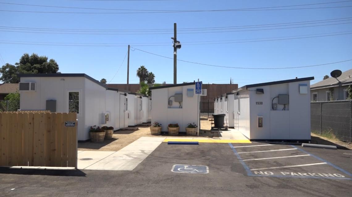 Modesto tackles homelessness with new tiny home project | abc10.com