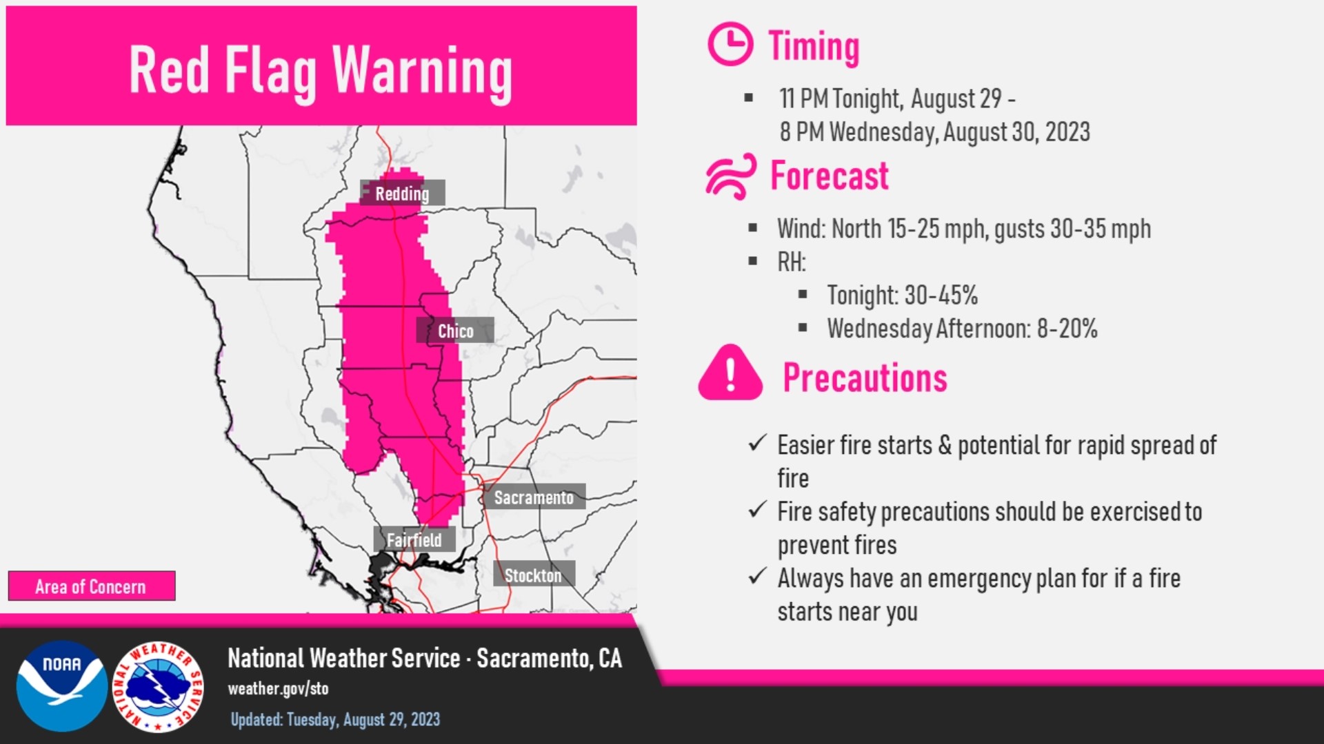 Northern California's first red flag warning of the year issued | abc10.com