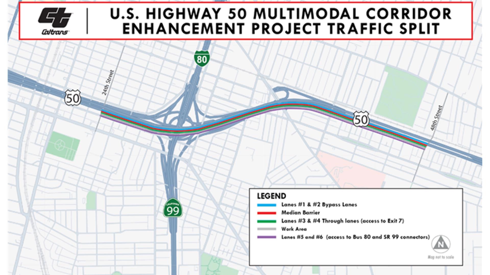 Highway 50 Fix50 project shifts traffic in Sacramento | abc10.com
