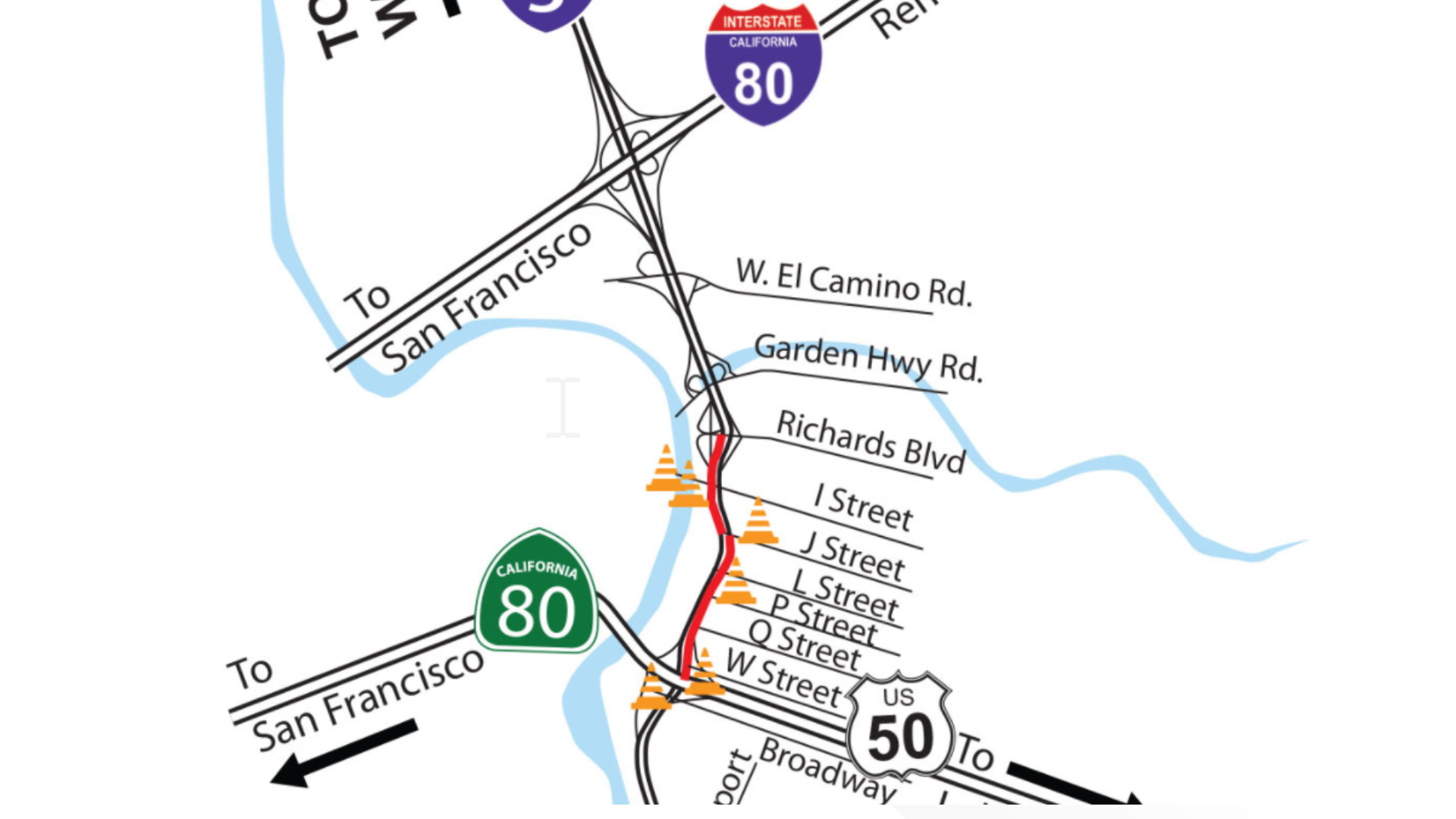 Interstate 5 construction continues with lane and ramp closures | abc10.com