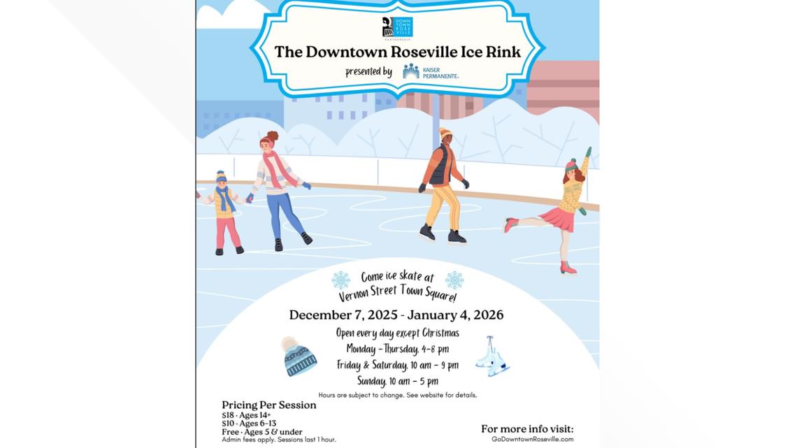 'A new Roseville tradition': Downtown Roseville to open first-ever ice ...