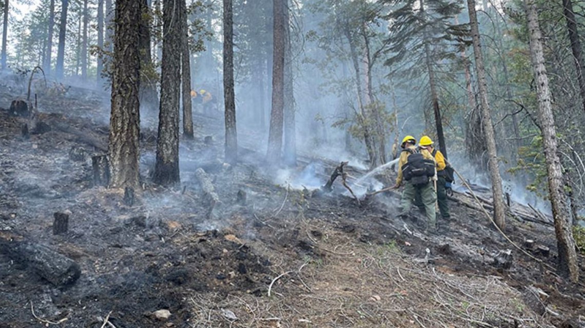 Lightning strike causes fire in Butterfly Valley in Plumas County ...