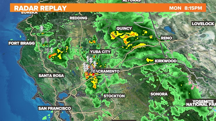 Sacramento rainfall totals: Chance of rain today | abc10.com