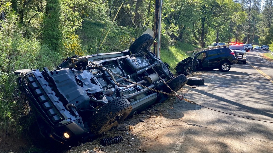 1 person taken to hospital after Bitney Springs Road crash | abc10.com