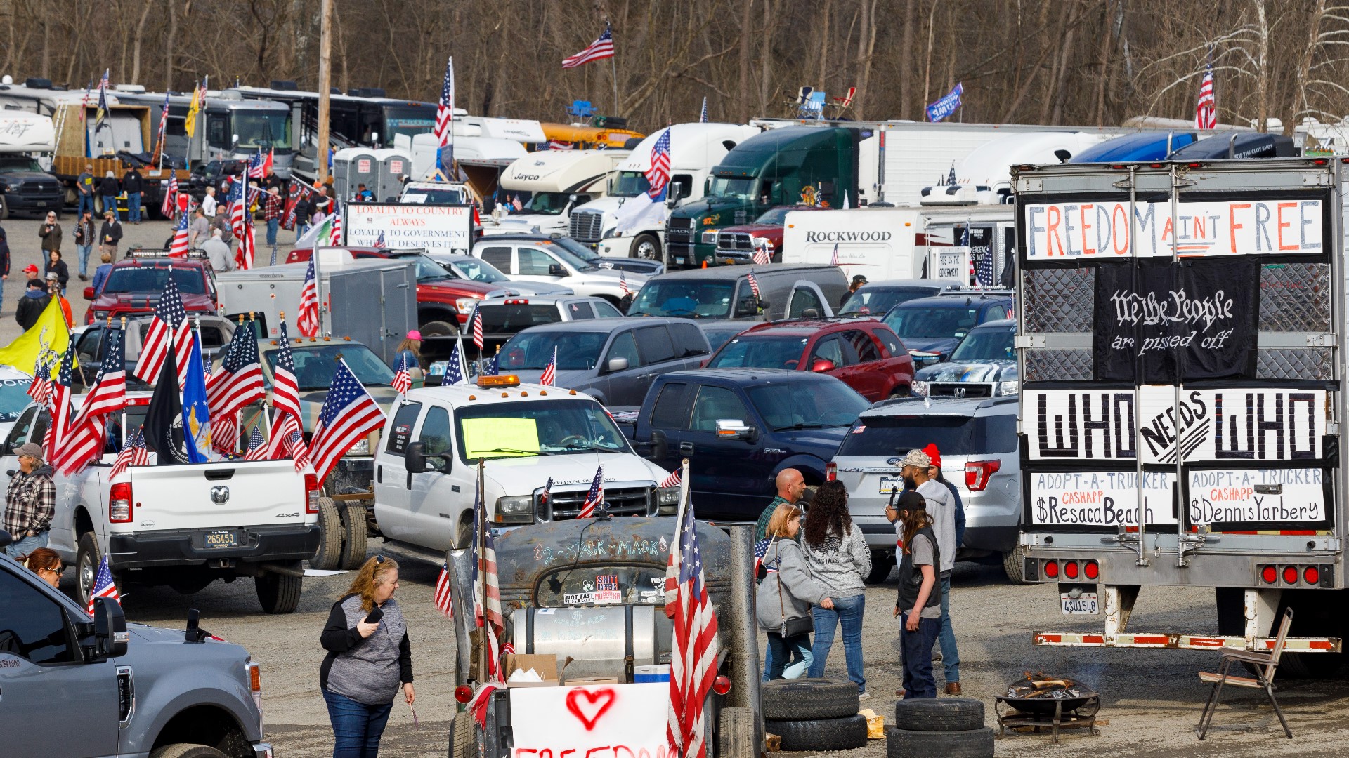 Convoy protesting COVID mandates to move on to California | abc10.com
