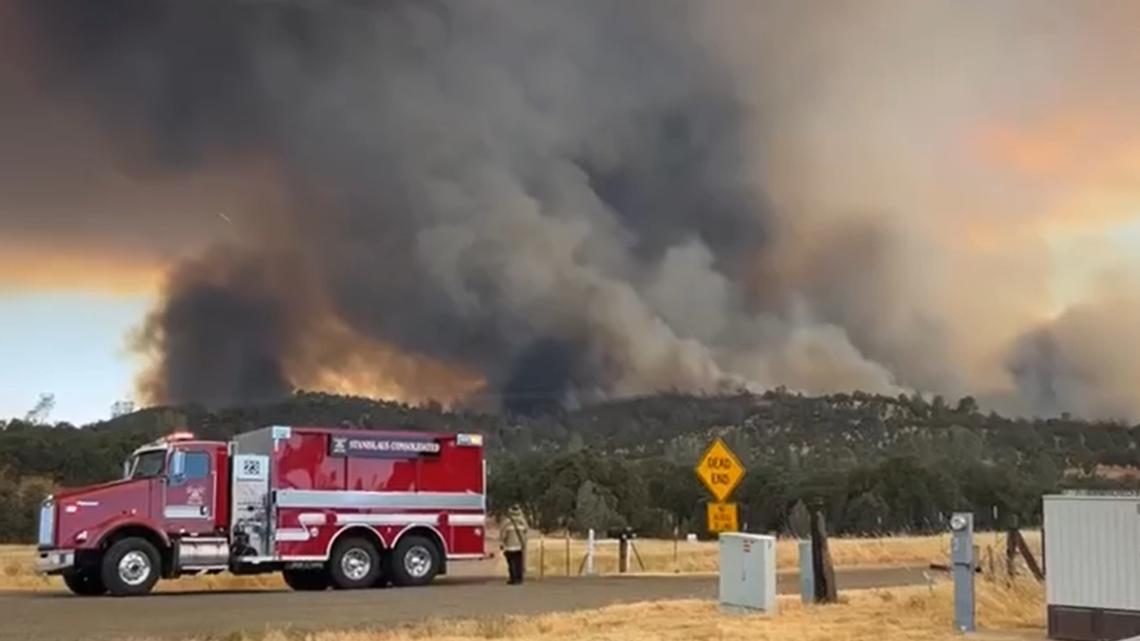 Pedro Fire in Tuolumne County: Evacuations, Maps, Updates | abc10.com