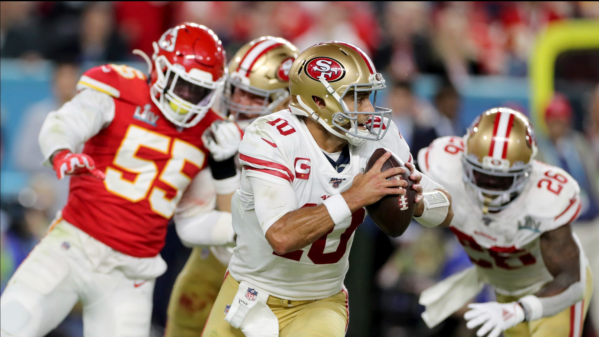 49ers Super Bowl Jersey History: 49ers to wear white vs Chiefs | abc10.com