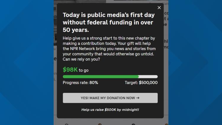 NPR, PBS and more navigate no government funding | abc10.com