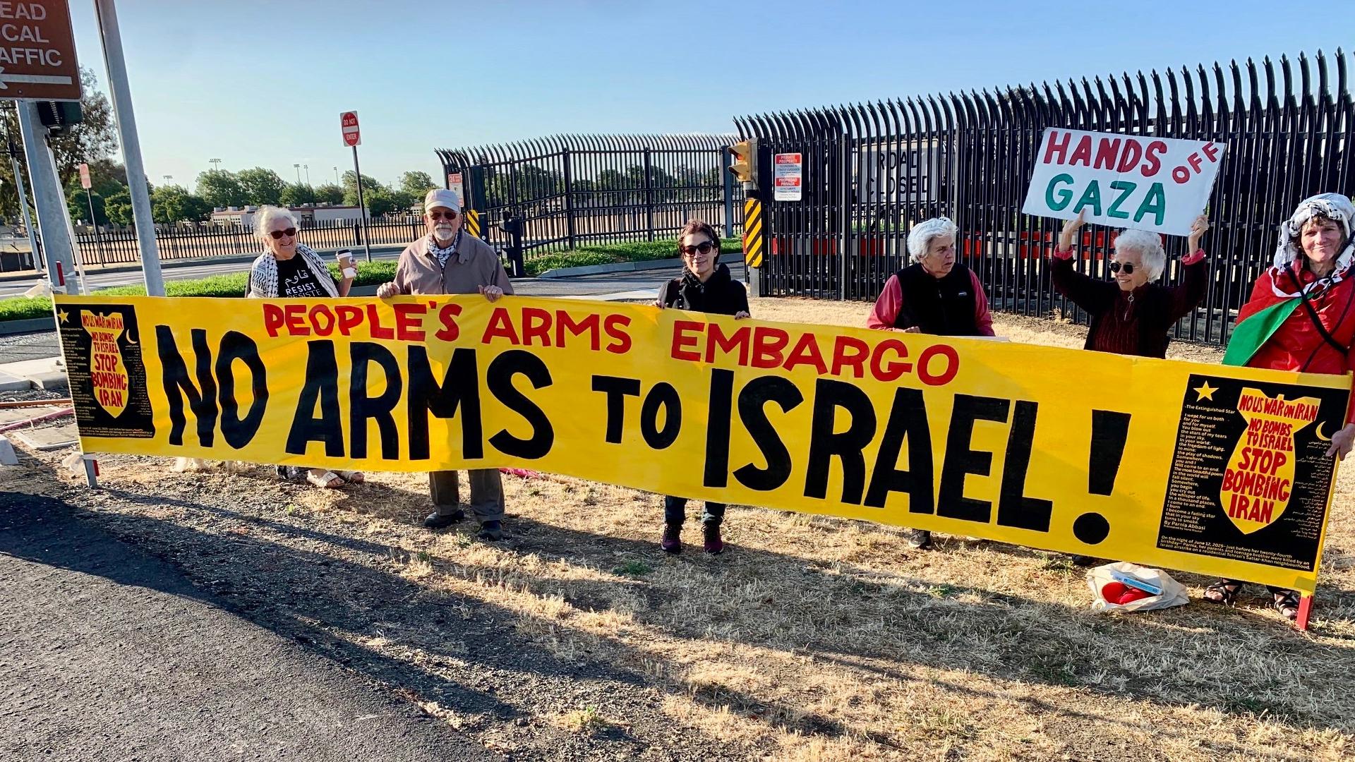 Elderly women cited after protesting US arms exports at Travis Air ...