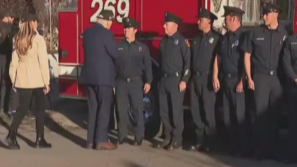 Trump meets with California firefighters | Raw | abc10.com