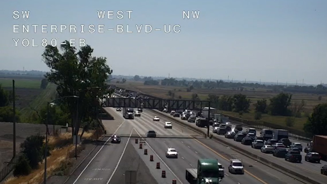 Yolo Causeway Traffic Updates | Lane into Sacramento closed | abc10.com