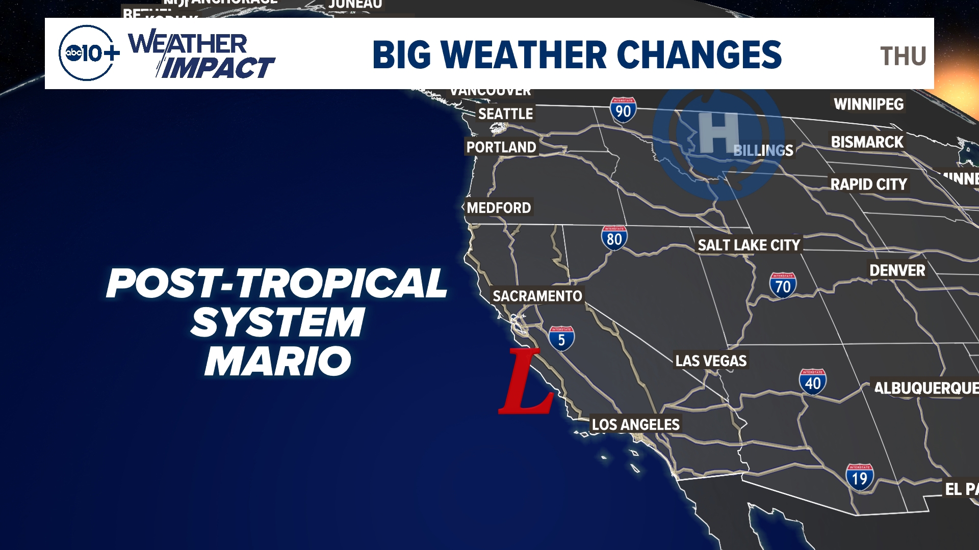 Tropical Storm Mario's impact on California | Update | abc10.com
