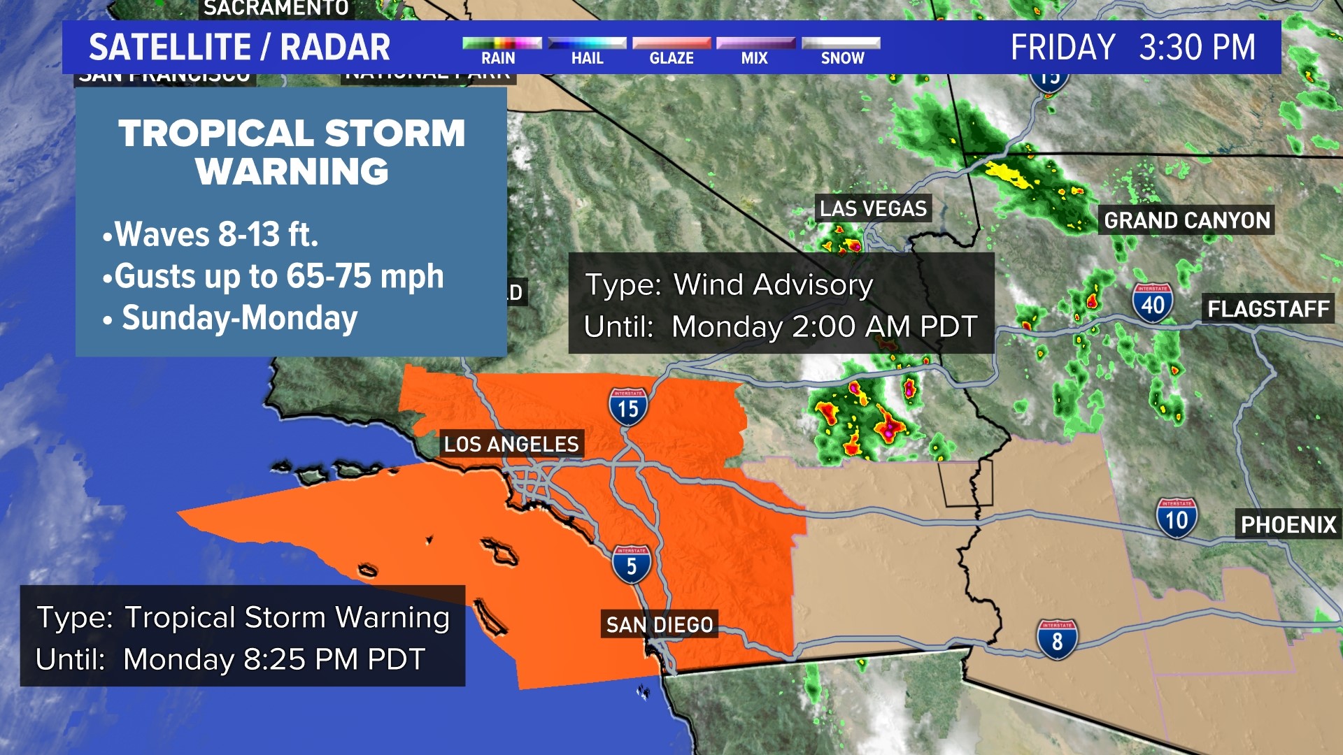 Hurricane Hilary Update: Storm heads to Southern California | abc10.com