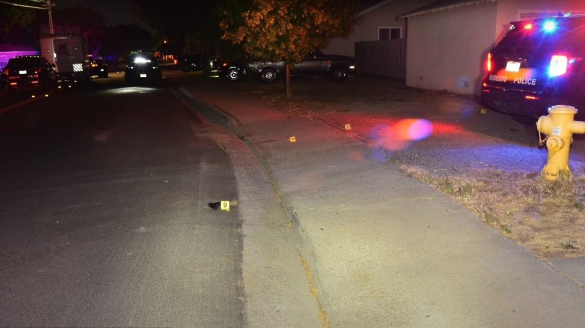 Modesto police release video of officer shooting armed bicyclist ...