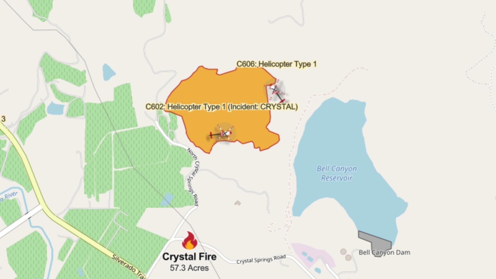 Crystal Fire Latest: Maps, evacuations, size, road closures | abc10.com