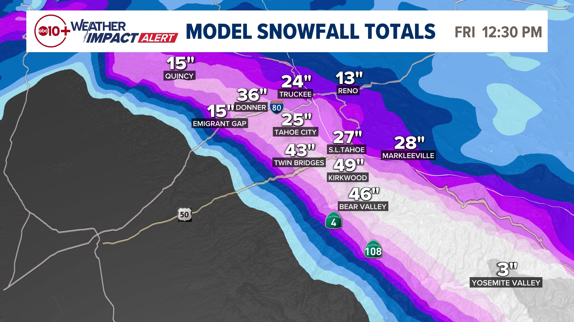 California Winter Storm: Northern California to see impact Wednesday ...