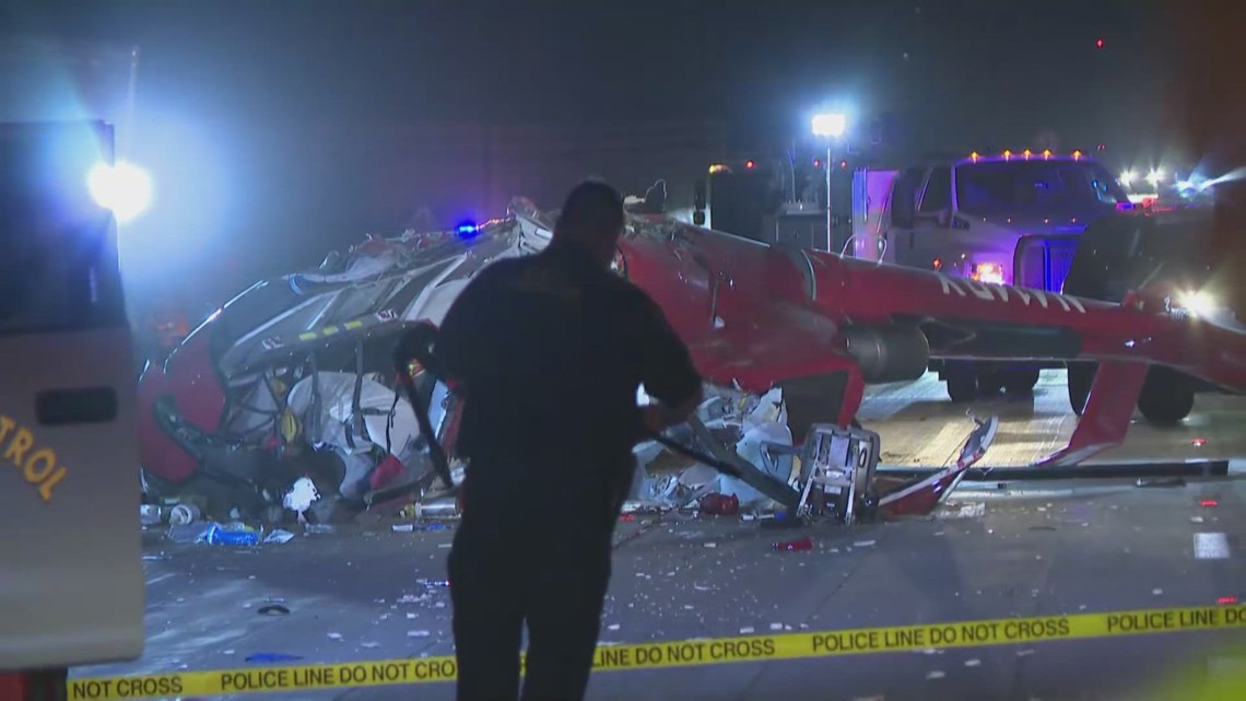 Helicopter crash on Highway 50 under FAA investigation, three ...