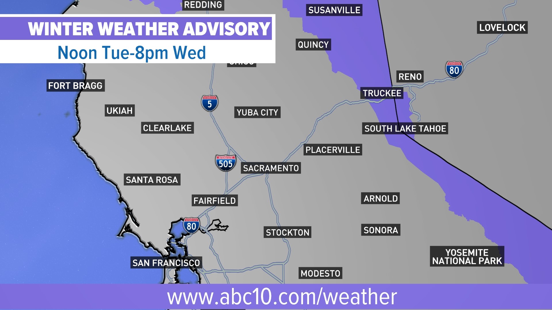 Winter Storm: Northern California's wet weather staying for now | abc10.com