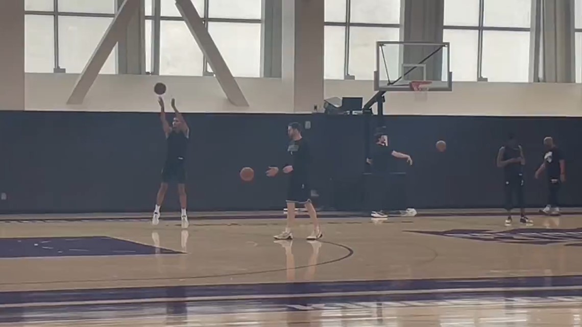 Sacramento Kings practice ahead of Sunday's playoff game 7 | abc10.com
