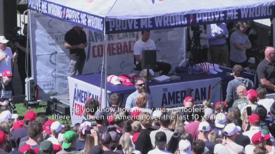 Charlie Kirk assassination: Suspect still at large after Utah Valley ...