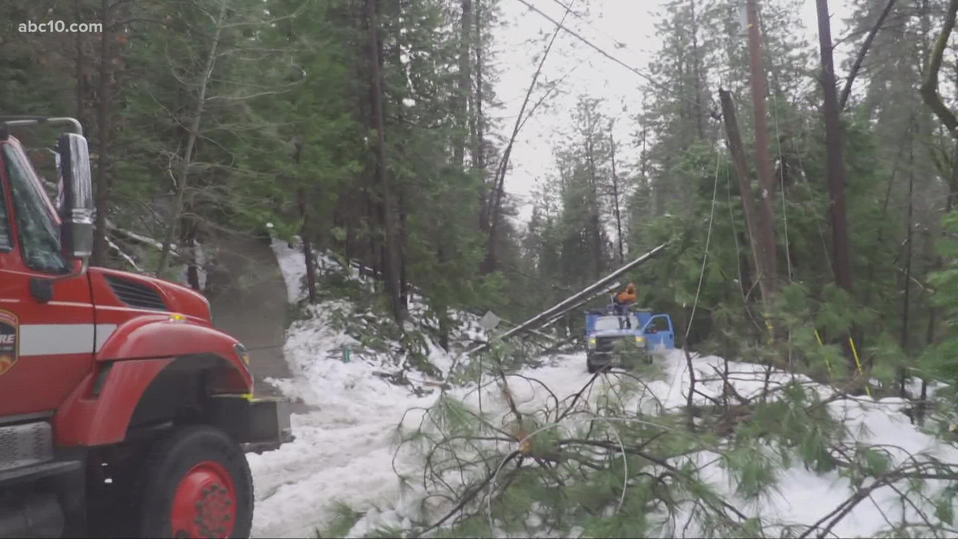 PG&E repairing lines damaged from winter storm | abc10.com