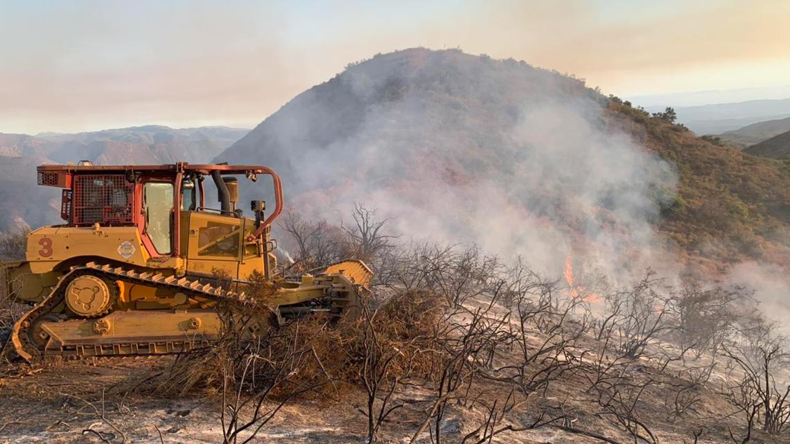 Airport Fire in Orange, Riverside counties: Containment, maps | abc10.com