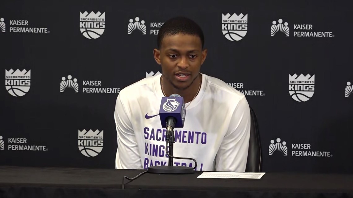 De'Aaron Fox credits Malik Monk for strong overtime performance | Kings ...