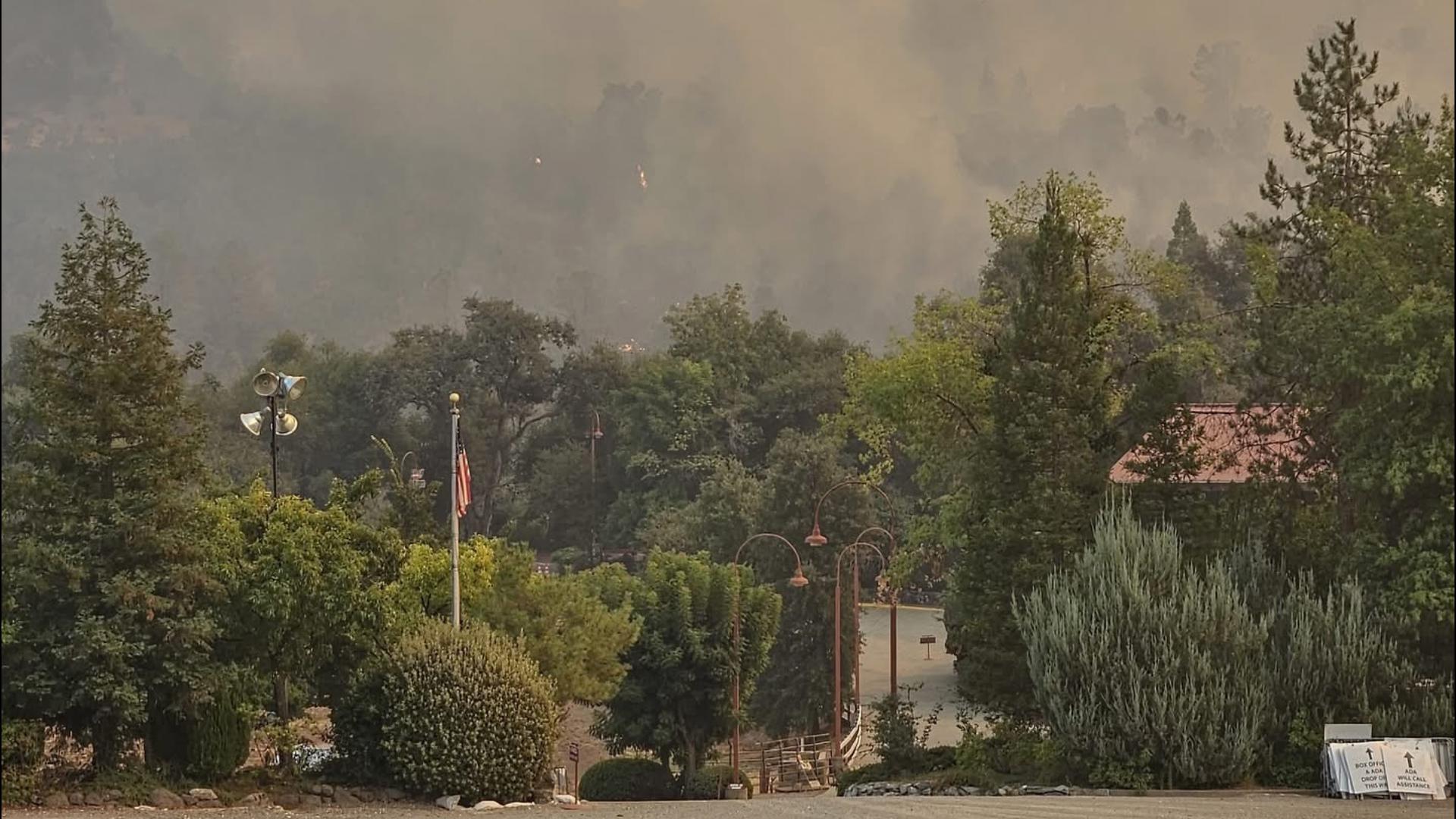 Murphys fire update: Ironstone Vineyards spared as 2-7 Fire burns 300 ...