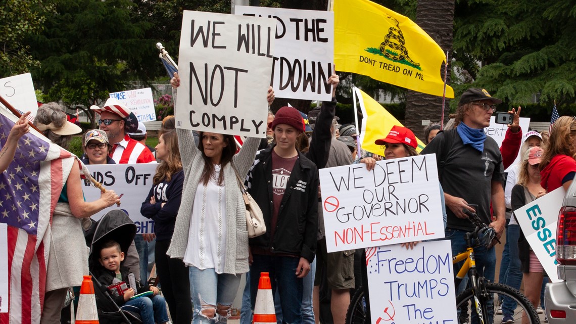 CHP to deny permits for events following large stay-home protest ...