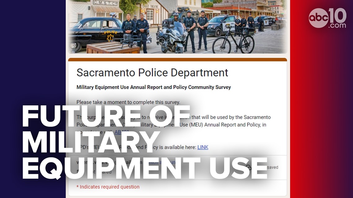 Sacramento police seek thousands of dollars for more equipment | abc10.com