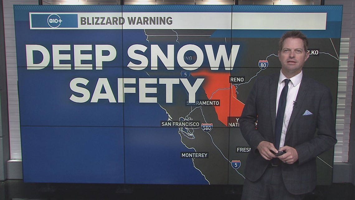 California Weather: Blizzard Warning in effect for Sierra, deep snow ...