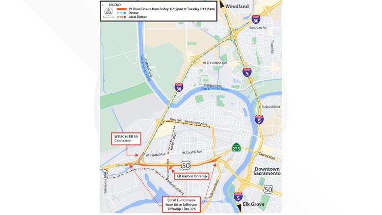 Caltrans announces Yolo County highway closures | abc10.com