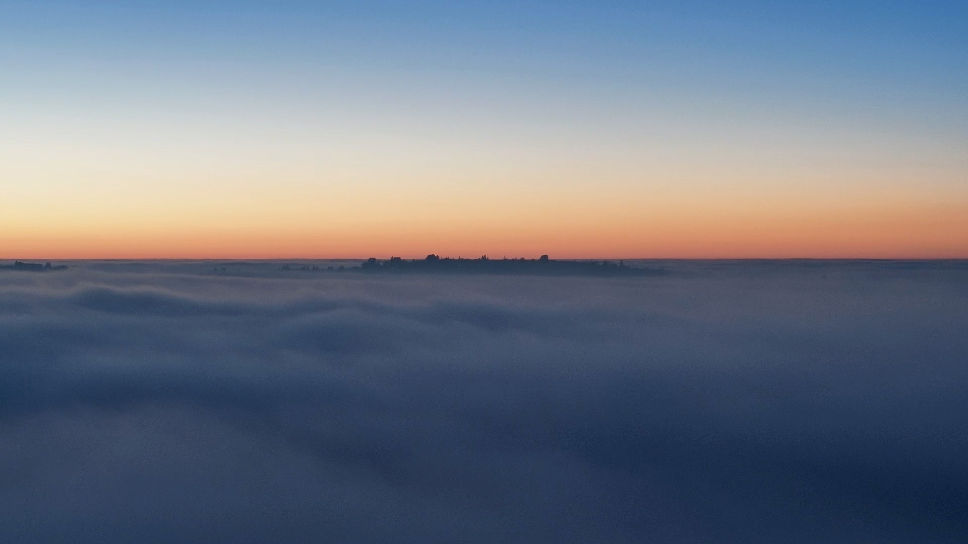 Time-lapse above the fog line from Ponderosa Road in Shingle Springs ...