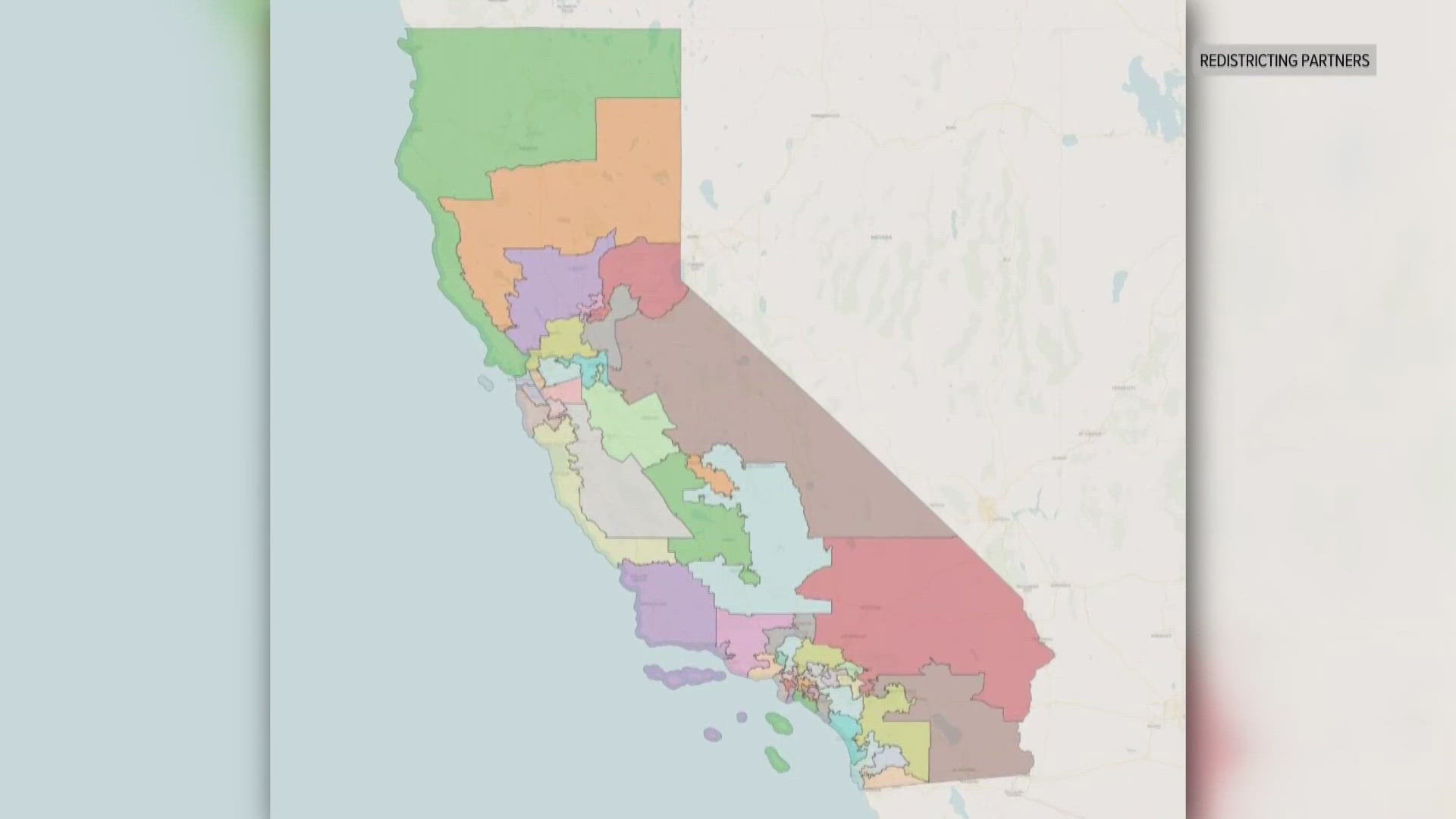 New draft of map shows proposed redistricting congressional lines in California | abc10.com