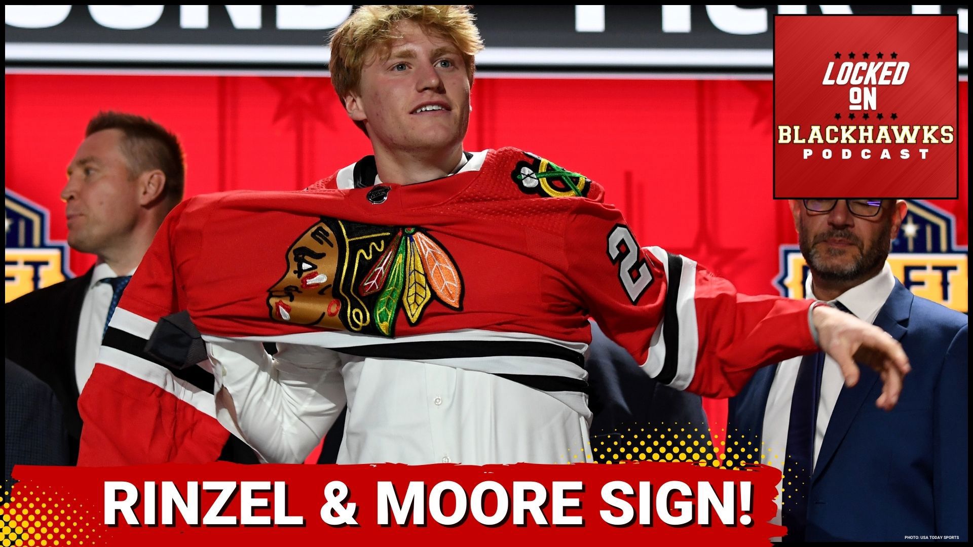 Chicago Blackhawks Sign Sam Rinzel & Oliver Moore | Preview vs. Utah ...
