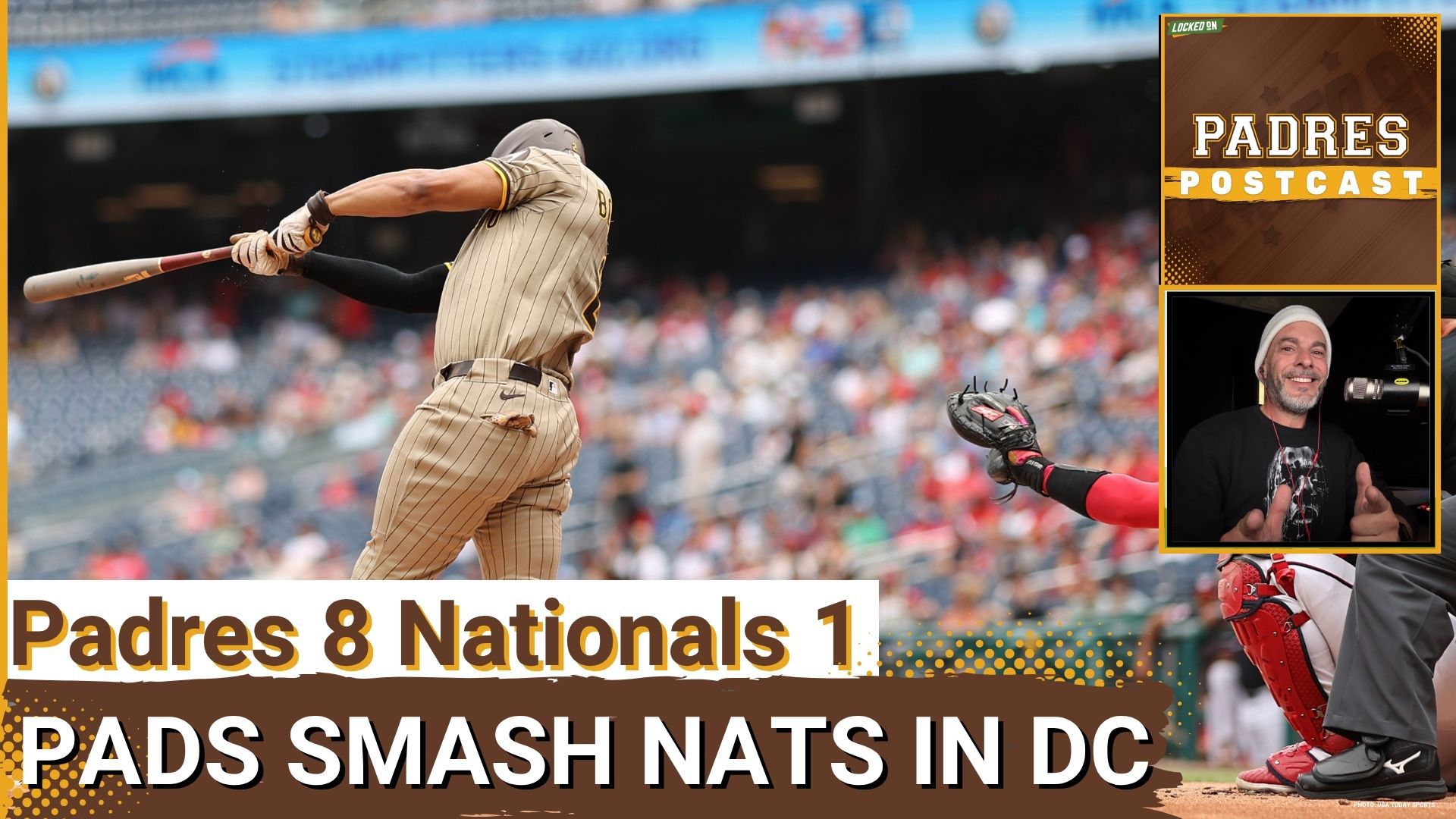 PADRES POSTCAST: San Diego PADRES SMASH Washington Nationals 8-1 in ...