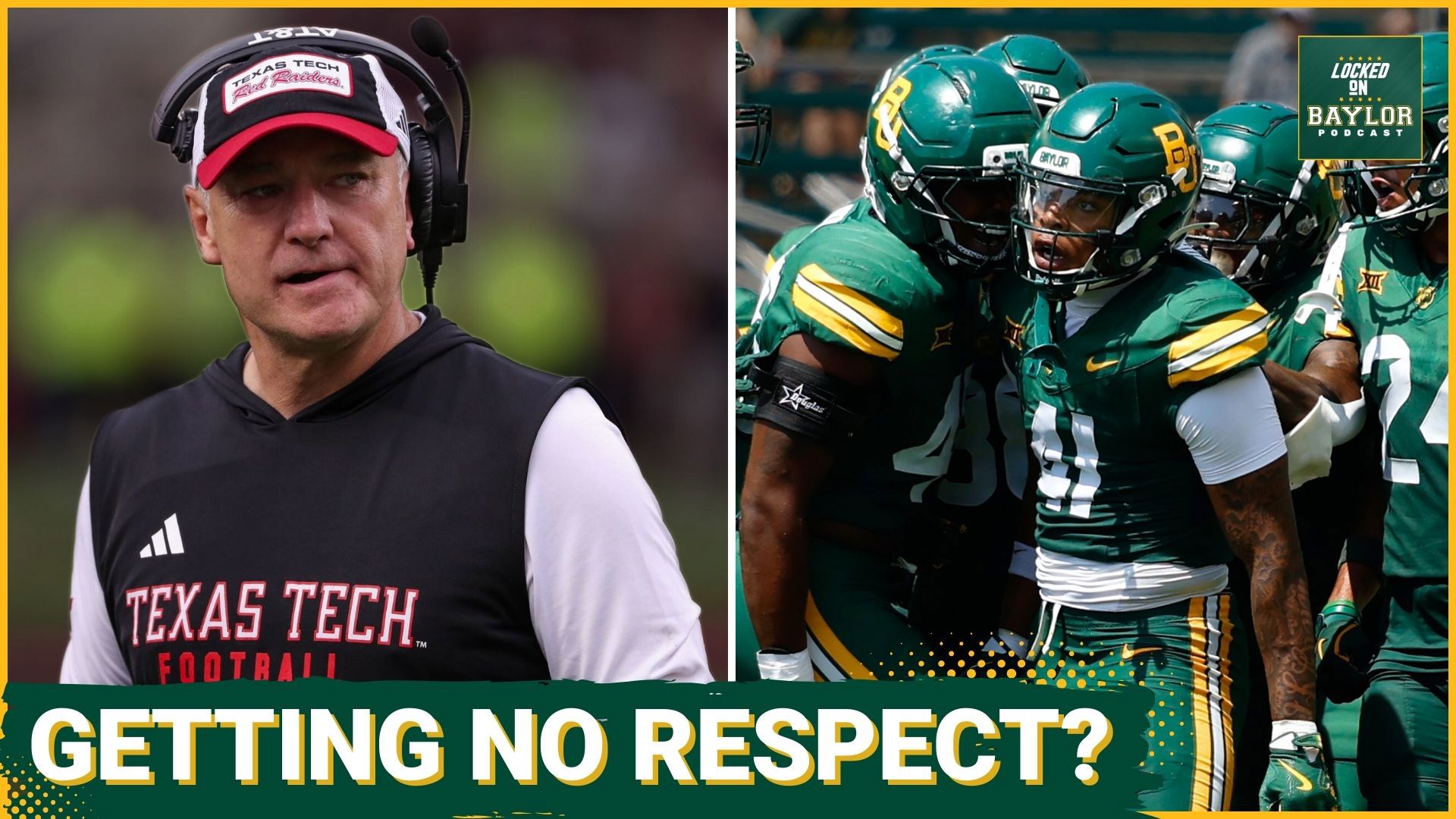 SHOCKWAVE: Baylor DISRESPECTED In Big 12 Rankings, Texas Tech The CLEAR ...