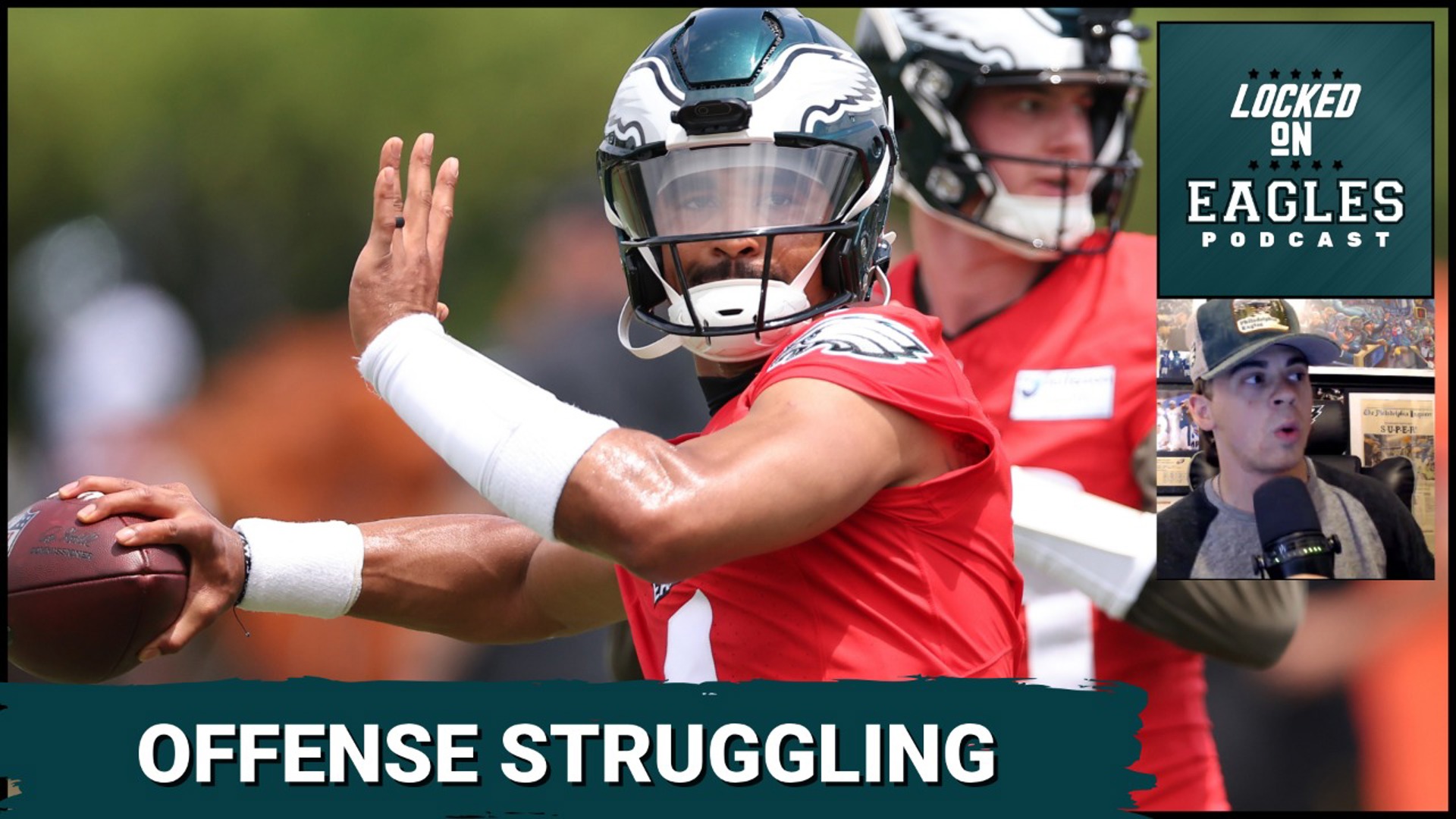 RELAX: Philadelphia Eagles offense STRUGGLING at OTAs! Is it cause for ...