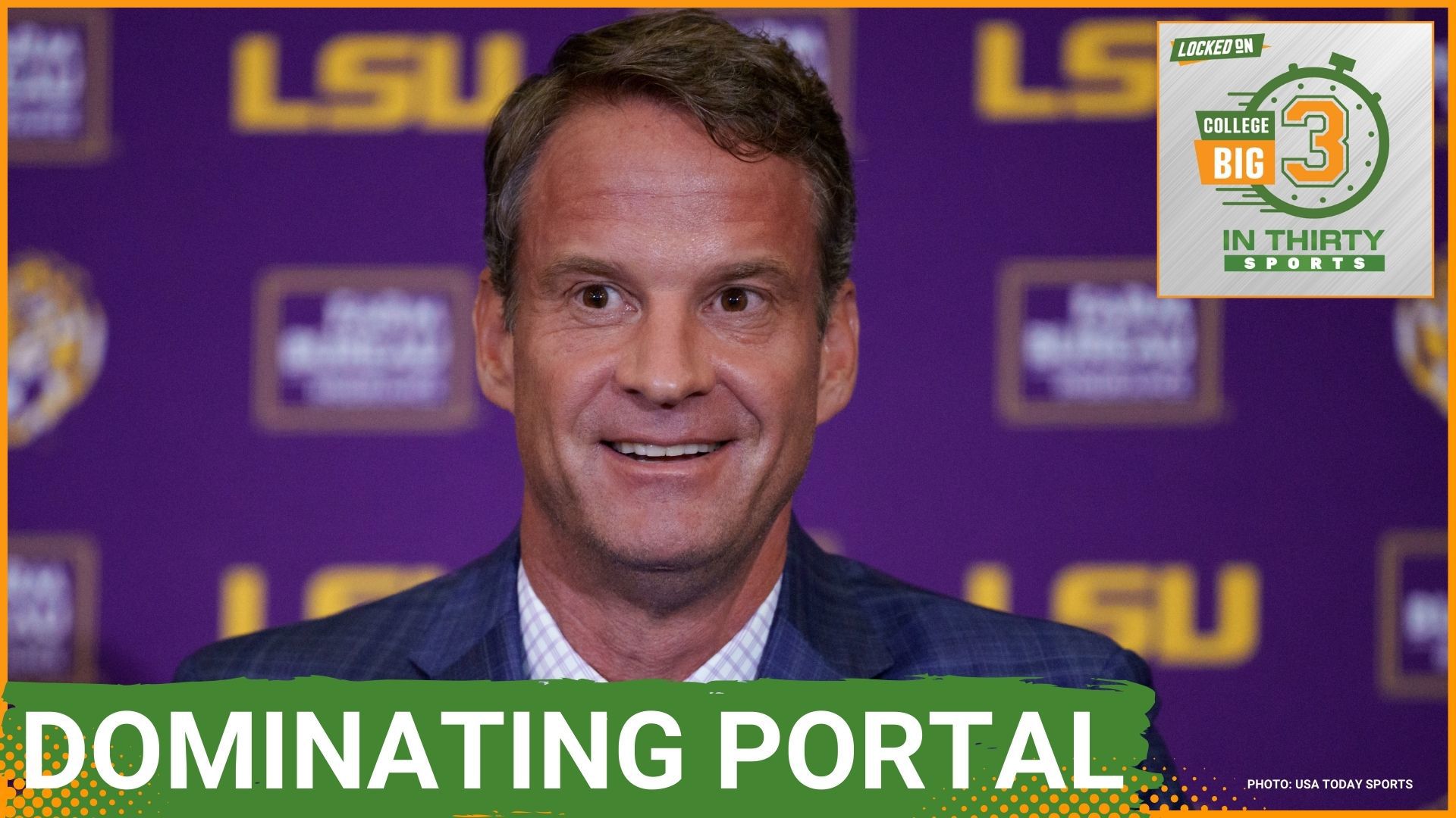 Lane Kiffin And LSU DOMINATING In The Transfer Portal | The Big 3 in 30 ...