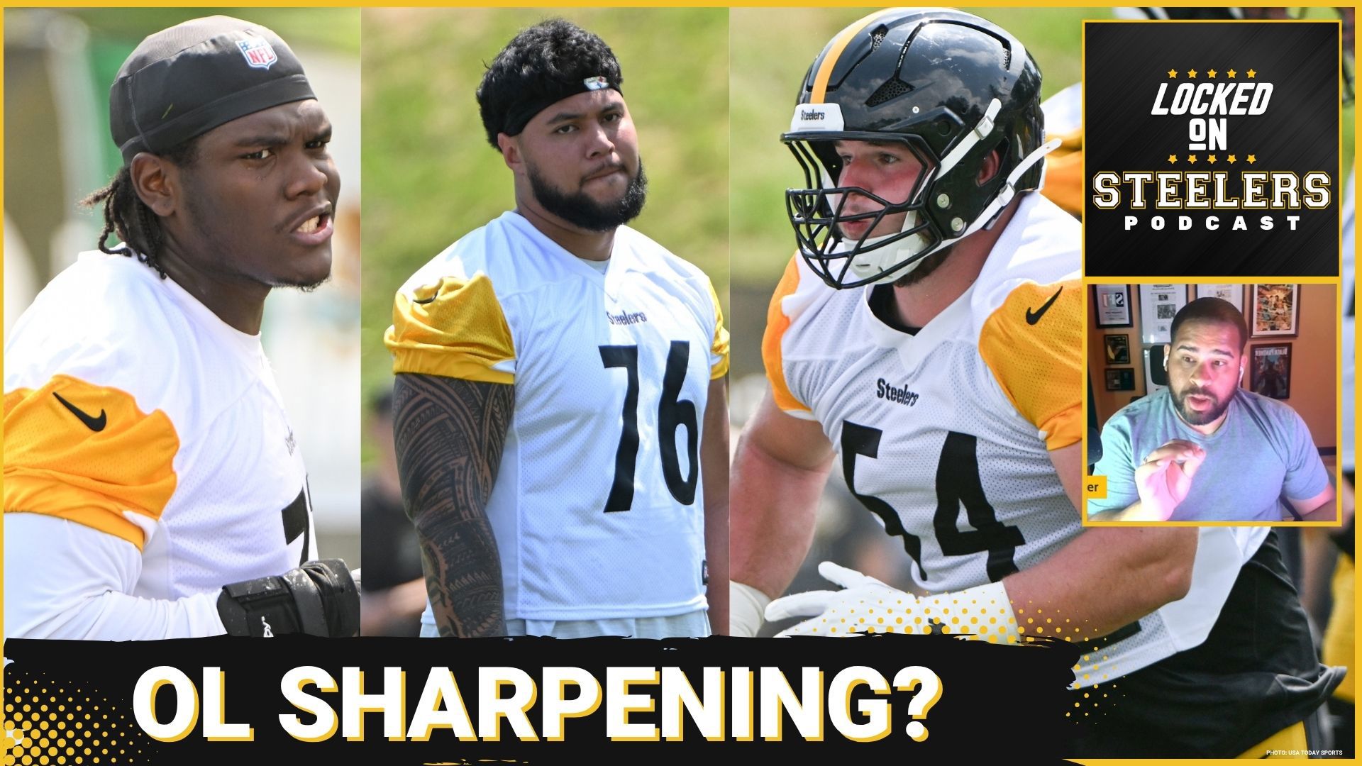 Steelers' Broderick Jones, O-Line Sharpen on the Details in Preseason | Payton Wilson Takes Over ...