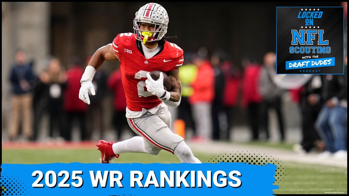 2025 NFL Draft WIDE RECEIVER Rankings: Tet McMillan, Emeka Egbuka and ...