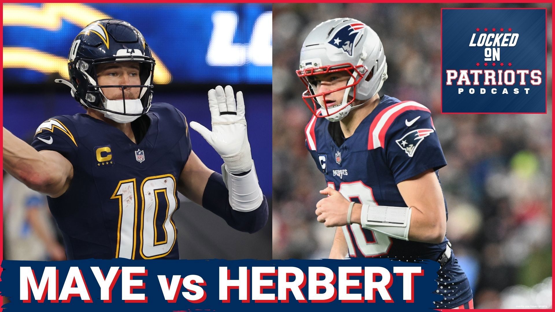 UNDER PRESSURE: Drake Maye-Justin Herbert FACE Red-Hot Playoff ...