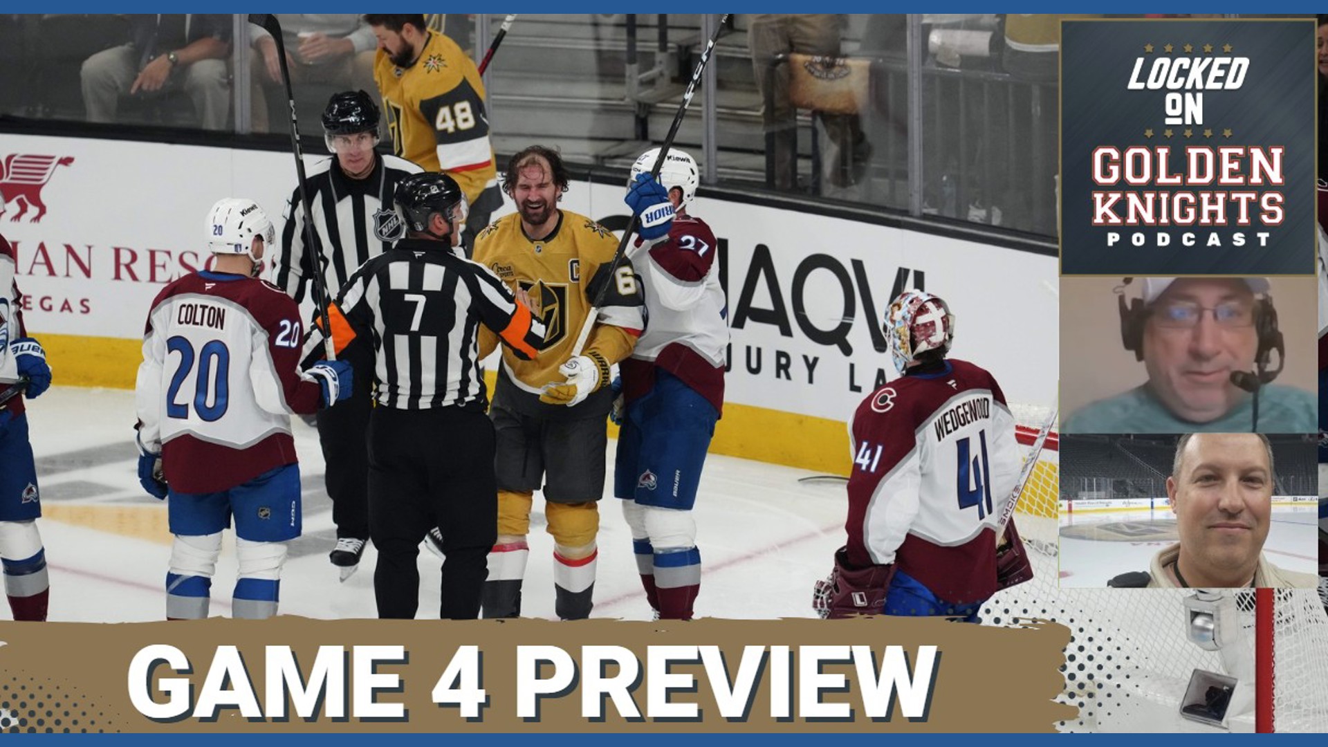 Vegas Golden Knights look to sweep the Presidents Trophy winning ...