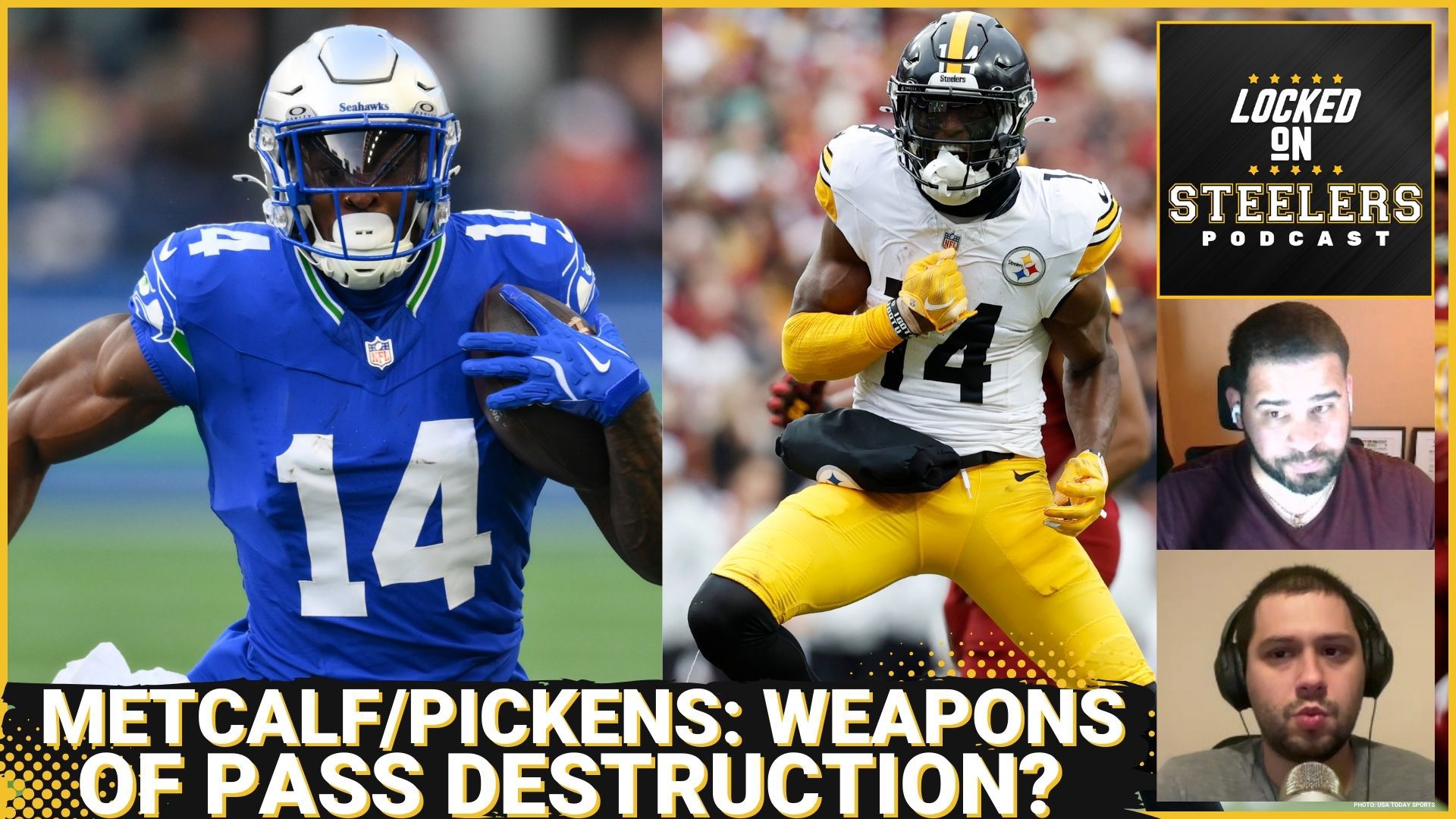 Steelers' DK Metcalf/George Pickens to Make 'Weapons of Pass ...